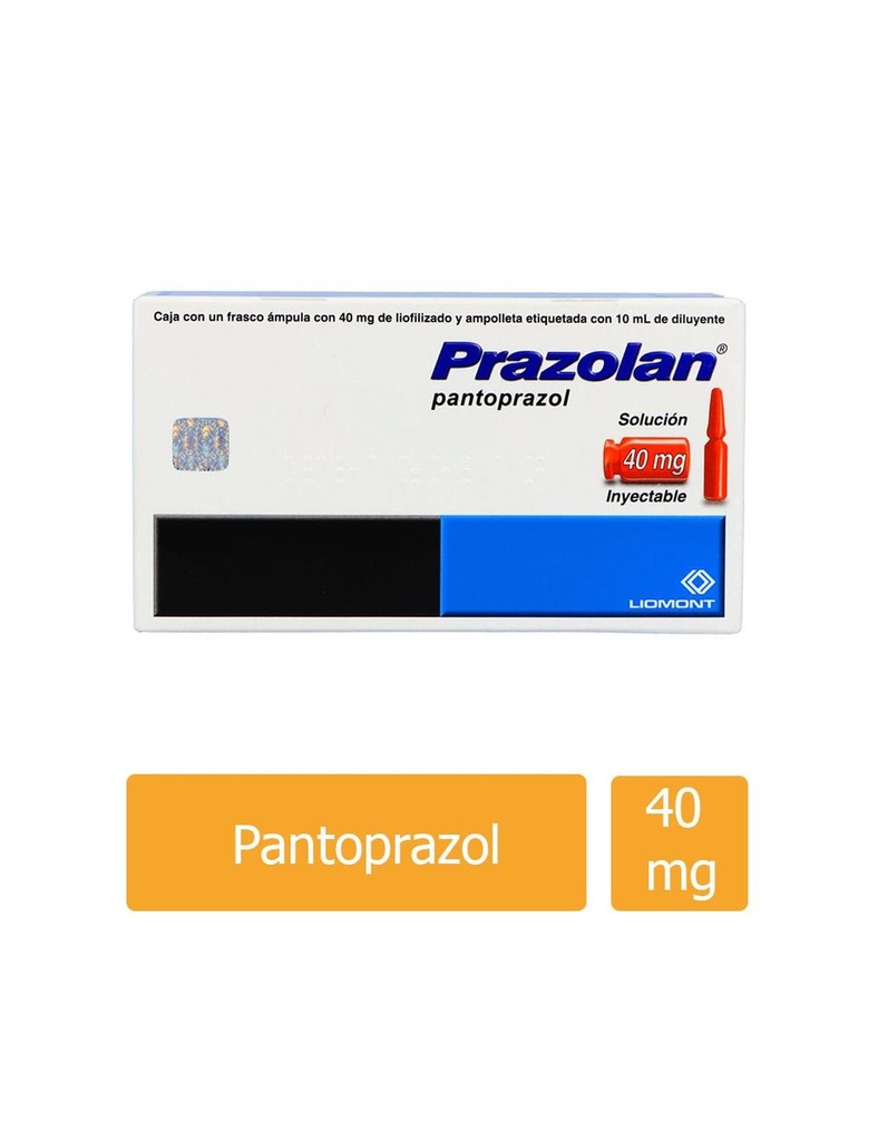 Prazolan 40 Mg Solución Inyectable Caja Con Frasco Ampula | Club Presalud